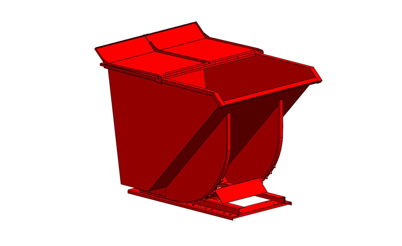 Self Dumping Steel Hoppers - Bulk Storage