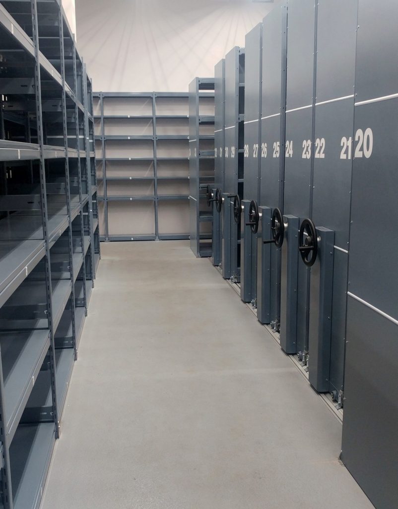 Mechanical Mobile Shelving - Warehouse Shelving
