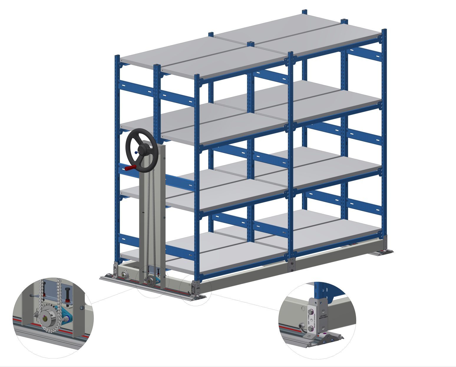 Mechanical Shelving Systems (In Stock) | Shop Mobile Shelving