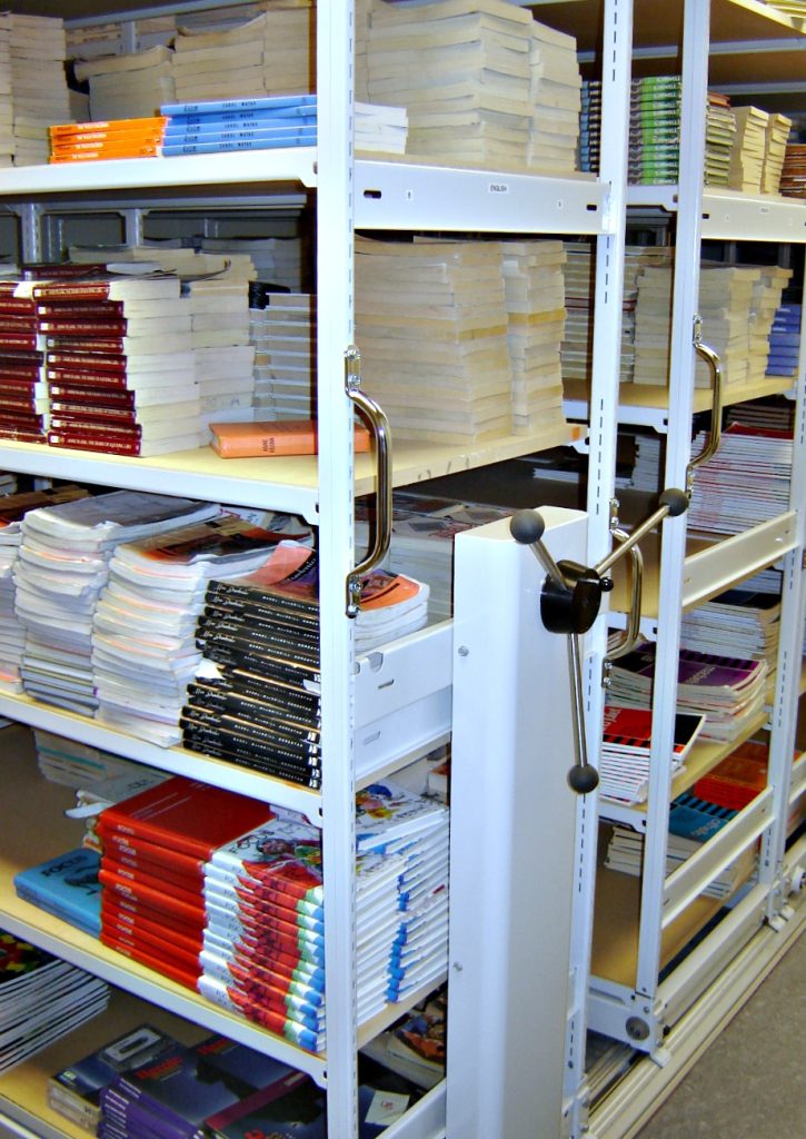 Mechanical Mobile Shelving - Warehouse Shelving