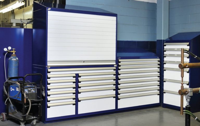 TekZone Workstation Hutch - Tool Storage Cabinets