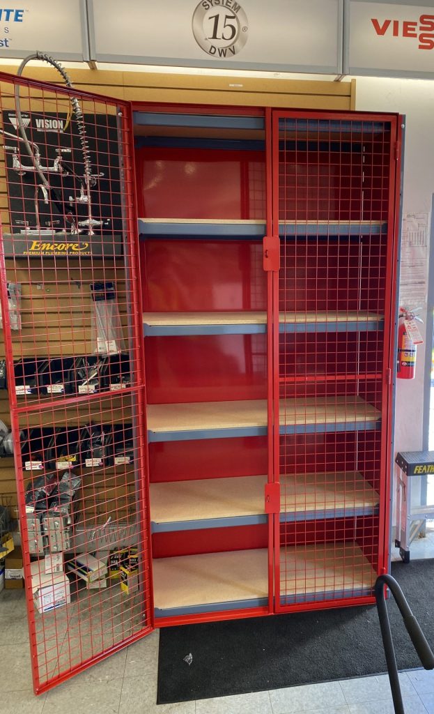 Locking Storage Cabinets | Shop E-Z-Rect Security Shelving