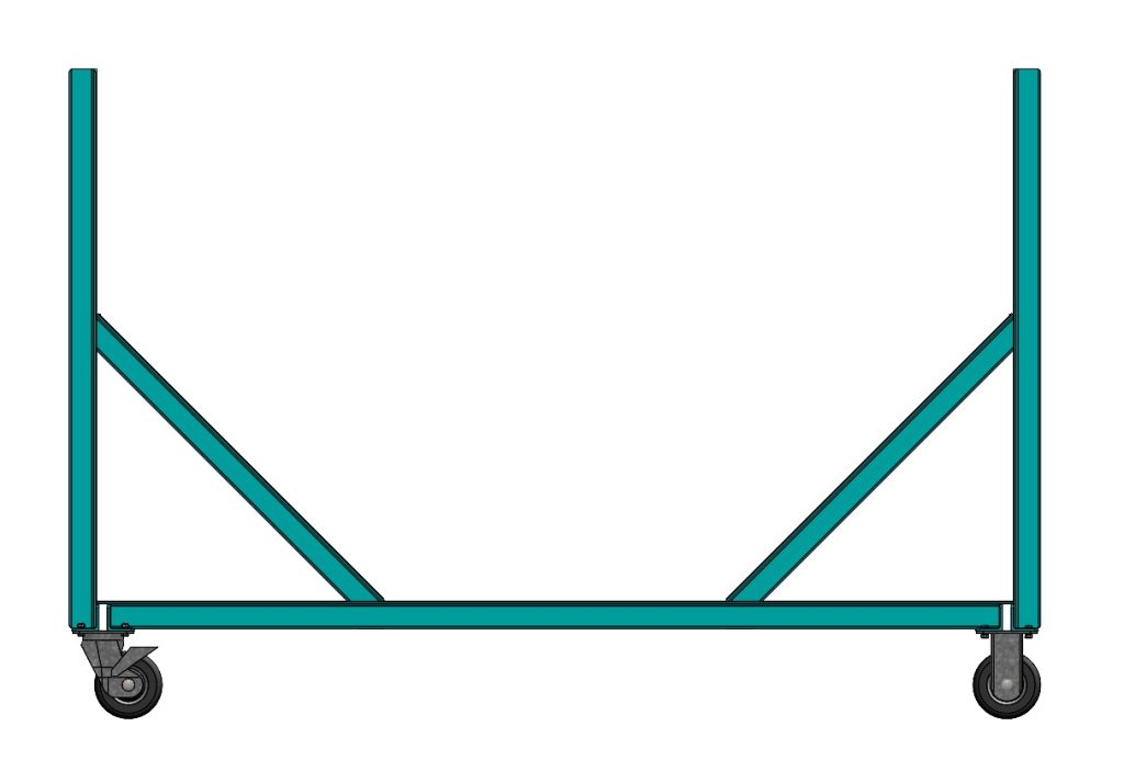Tube Transfer Cart - Commander Warehouse Equipment