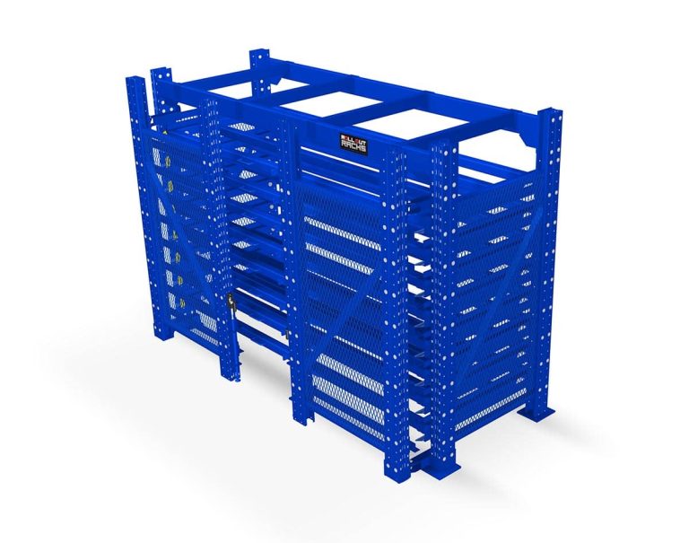 Roll Out Sheet Rack - Warehouse Pallet Racks