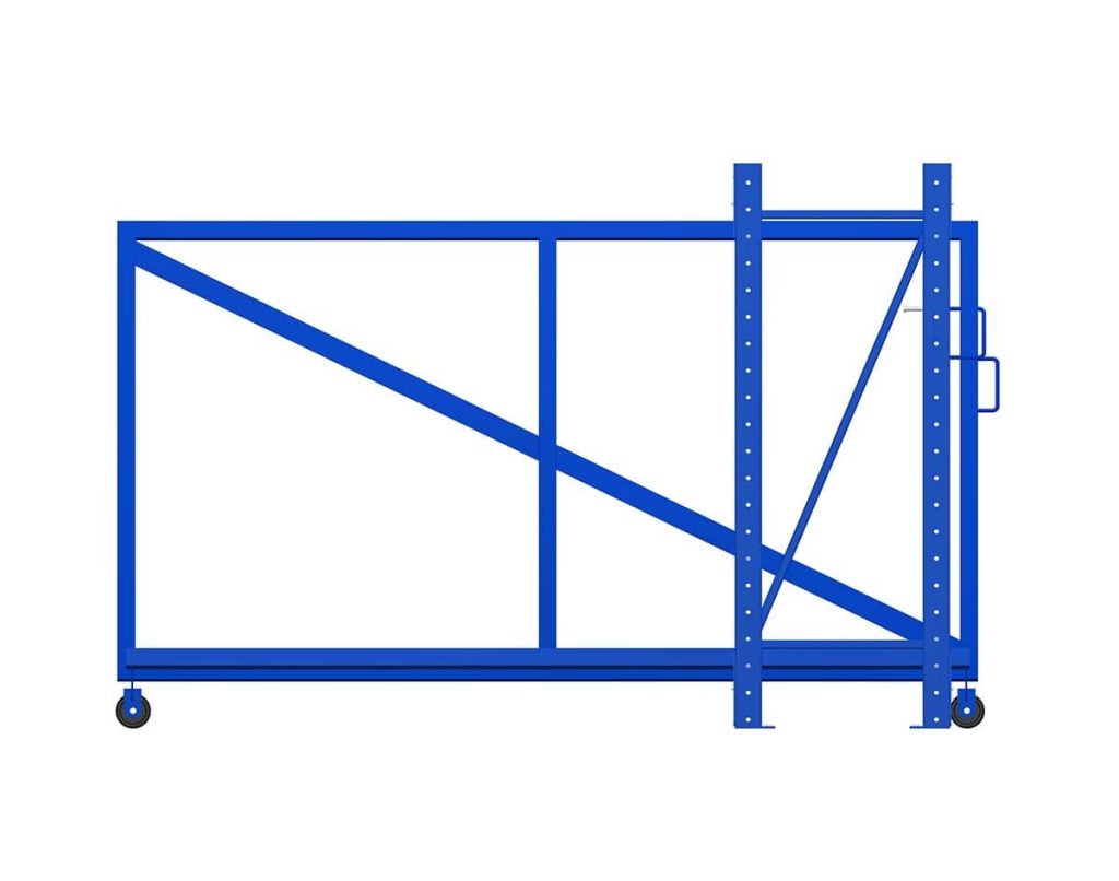 Roll Out Vertical Sheet Rack - Commander Warehouse Equipment