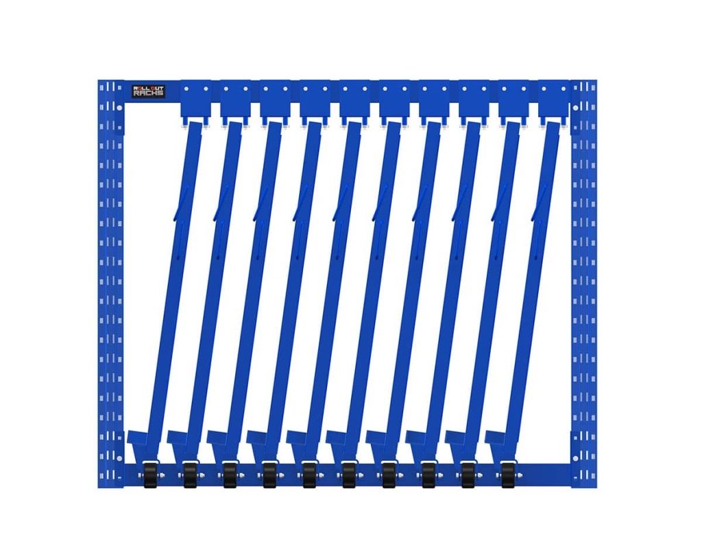 Roll Out Vertical Sheet Rack - Commander Warehouse Equipment