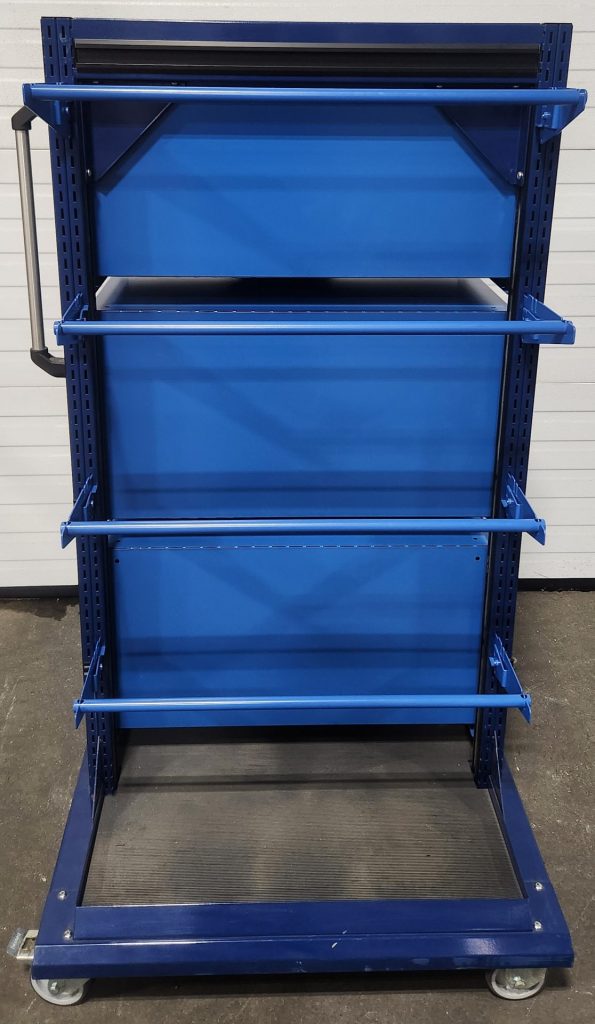 Clearance New Rousseau Mobile Spool Cart with Cabinets - Commander ...
