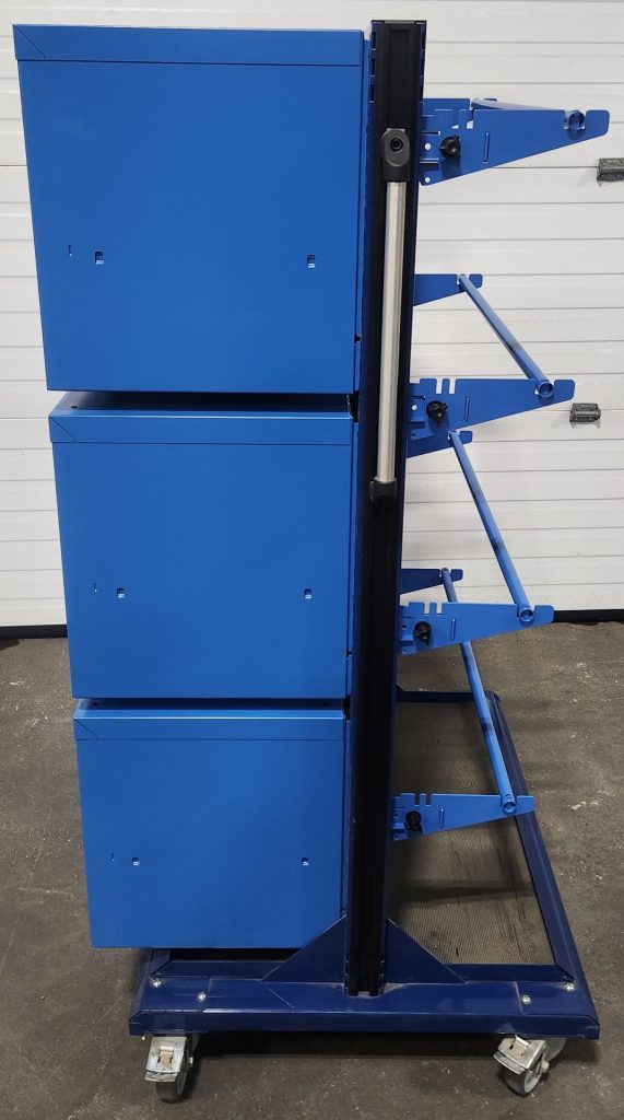 Clearance New Rousseau Mobile Spool Cart with Cabinets - Commander ...