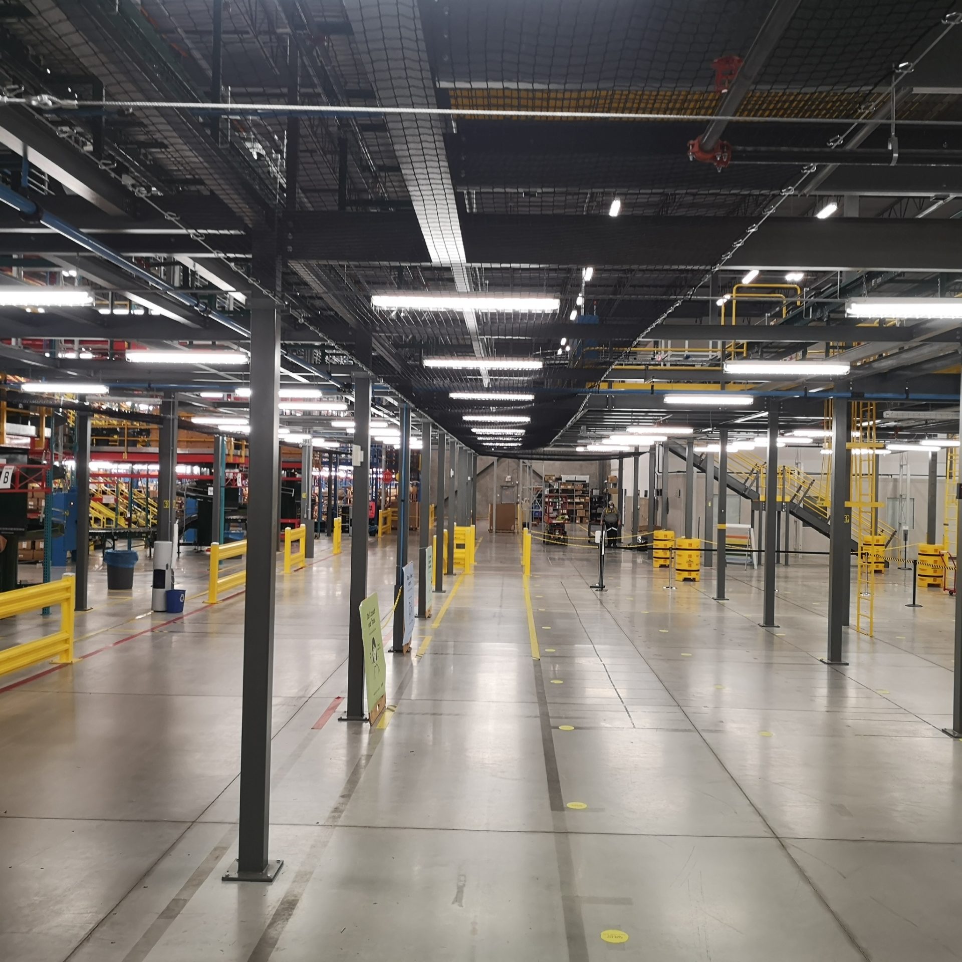 Netting Safety Systems - Pallet Rack Protection